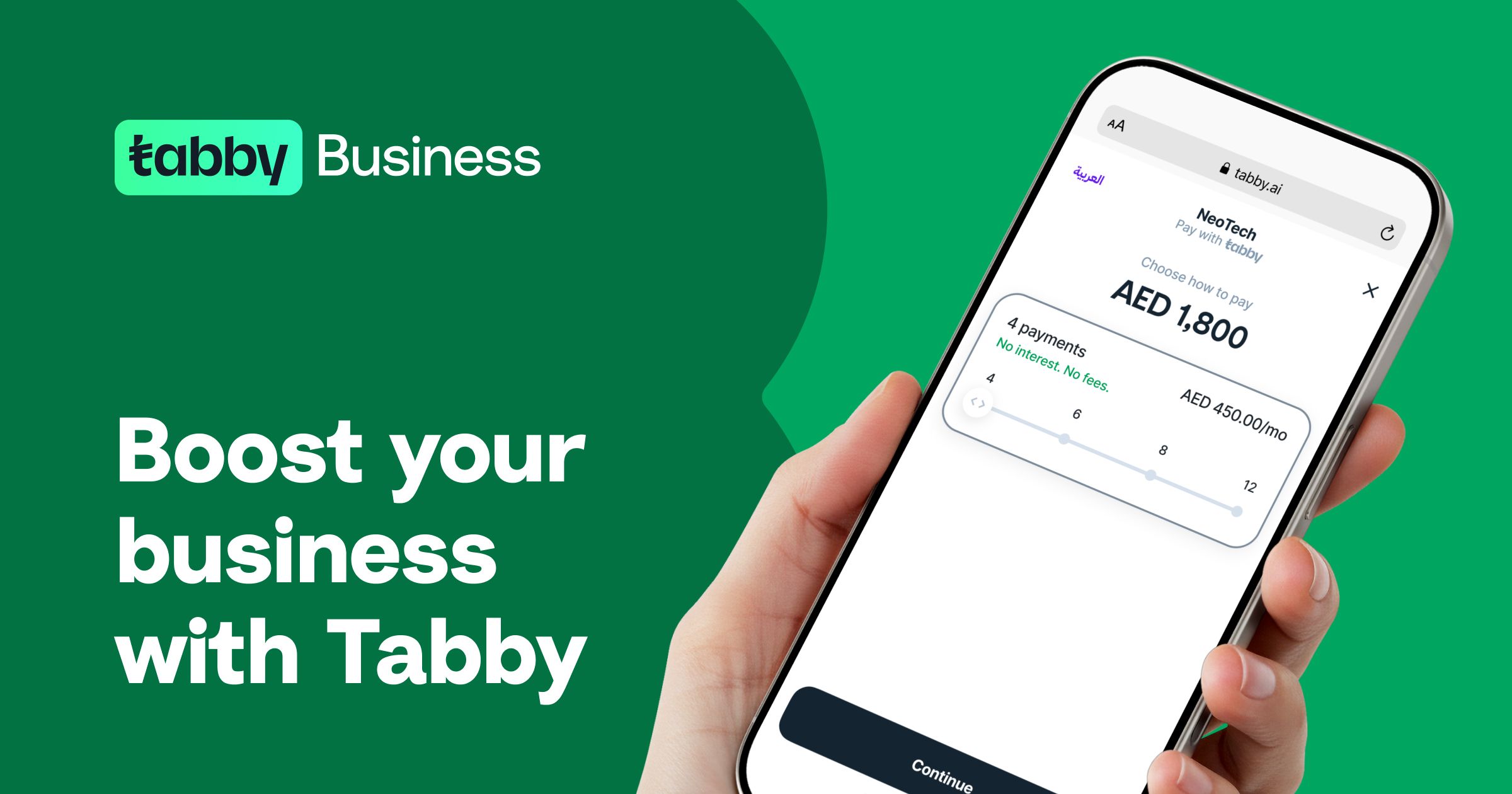 Boost your business with flexible payments | Tabby Business